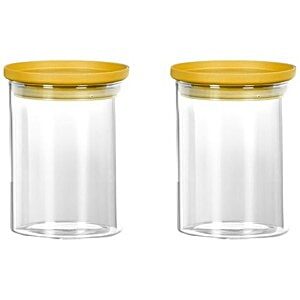 Buy Cello Storage Container/Jar with Steel Lid - Transparent ...