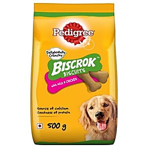 Buy Pedigree Biscrok Biscuits Dog Treat - Lamb Flavour Online at Best ...