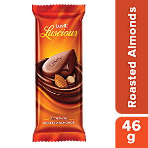 Buy LuvIt Luscious Chocolate Bar - Rich With Roasted Almonds Online at ...