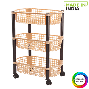 Buy Aristo Vertex Rectangular Multipurpose Plastic Kitchen Rack/Kitchen ...