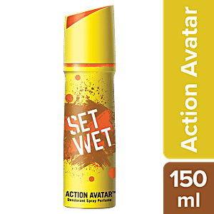 Buy Set Wet Cool, Action & Allure Avatar Deodorant Spray Perfume For ...
