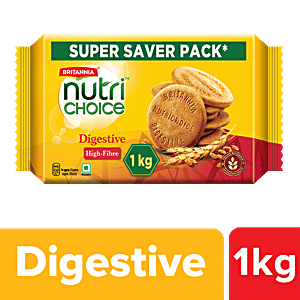 Buy Britannia NutriChoice Digestive High Fibre Biscuits - Made From ...