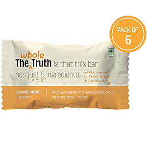 Buy The Whole Truth Protein Bars - All-In-One, No Added Sugar, All ...