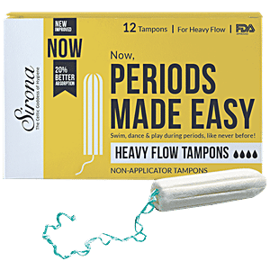 Buy SIRONA Period Made Easy Tampons - 20 Piece | For Heavy Flow ...