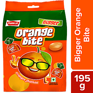 Buy Parle Candy Orange Bite Jhatkaa 289 Gm Pouch Online At Best Price ...