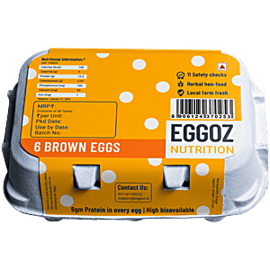Buy Eggoz Farm Fresh Brown Eggs Online at Best Price of Rs 128 - bigbasket