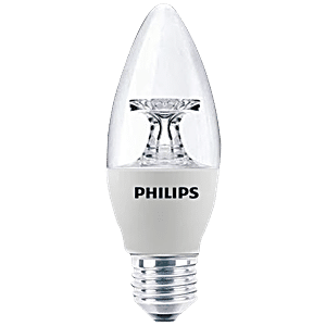 Buy Philips LED Frosted Candle 4w E14 - Warm White/Golden Yellow E14 ...