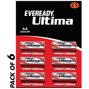 Buy Eveready Ultima Alkaline Battery - Metal, AA, 1.5 V Online at Best ...