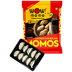 Buy Wow! Momo Chicken Darjeeling Momos, 20 pcs + Chicken Cheese Momos ...