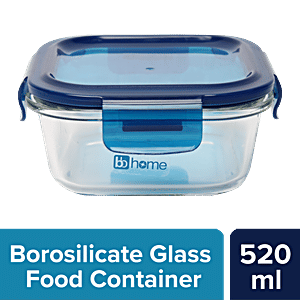 Buy bb home Glass Seal & Lock Lunch Box/Storage Borosilicate Container ...