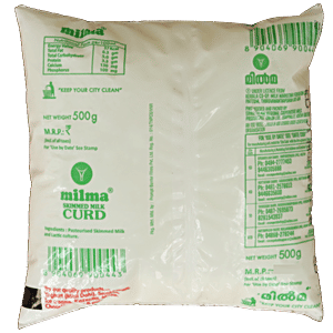 Milma Curd Packet