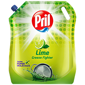 Buy Pril Dishwash Liquid - Lime 2 ltr Online at Best Price. of Rs 449 ...