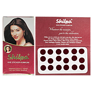Buy Shilpa Shilpa Vive Sticker Kumkum - Bindi, For Women Online at Best ...