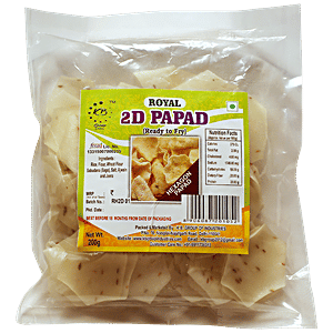 Buy Royal 3d Papad - Hexagon Shape Online at Best Price of Rs 36 ...