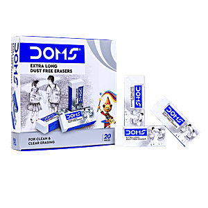 Buy Doms Dust Free Erasers - Break-Resistant, Premium Quality Online at ...