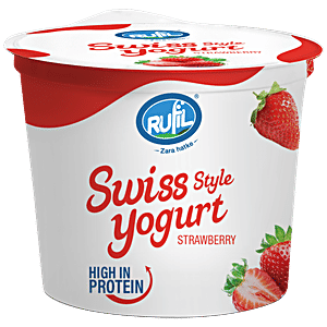 Buy Rufil Swiss Style Yogurt - Strawberry, Protein Rich & Healthy ...