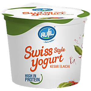 Buy Rufil Swiss Style Yogurt - Kesar Elaichi, Protein Rich & Healthy ...