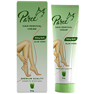 Buy Paree Hair Removal Cream - With Aloe Vera, Makes Skin Smooth & Soft ...