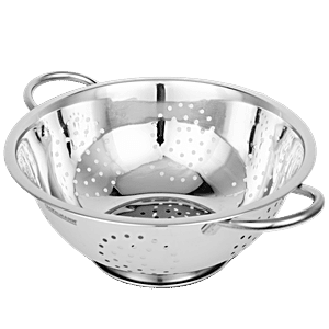 Buy Fackelmann Multipurpose Stainless Steel Deep Colander, 28 CM, Easy ...