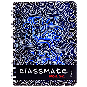Buy Classmate Pulse Notebook - Unruled, 240 mm x 180 mm, Spiral Binding ...