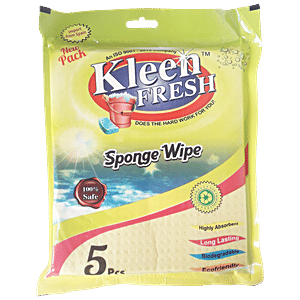 Buy Kleen Fresh Sponge Wipe - Bio-Degradable, Eco-Friendly, Long ...