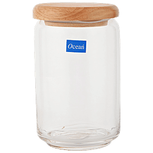 Buy Ocean Pop Jar With Wooden Lid B02517 W Online at Best Price of Rs ...