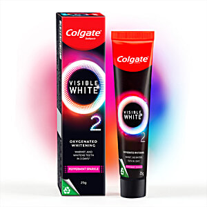 Buy Colgate Visible White O2, Teeth Whitening Toothpaste, Peppermint ...