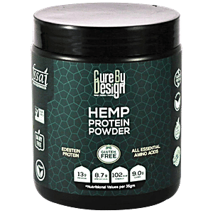 Buy Cure By Design Hemp Protein Powder - All Essential Amino Acids ...