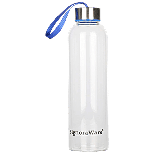 Buy Signoraware Aqua Time Borosilicate Glass Bottle Online at Best ...