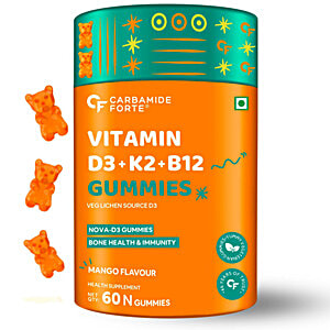 Buy Carbamide Forte Vitamin D3 K2 - MK7, Lichen Source with Vitamin K2 ...