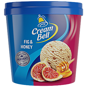 Buy Cream Bell Ice Cream - Fig & Honey, Rich & Creamy Online at Best ...