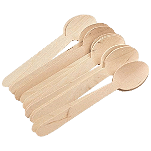 Buy Ekopak Wooden Spoons - 16 cm, 100% Natural, Durable, Sturdy Online ...