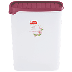 Buy Flair Plastics Storage Container - Smart Design, Rectangle, Maroon ...