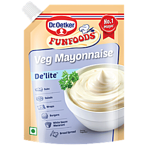 Buy DR.OETKER Funfoods Veg Mayonnaise - Original, Rich, Creamy Online at Best Price of Rs 25 ...