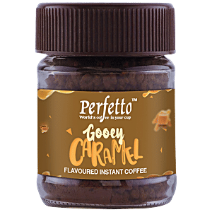 Buy Perfetto Flavoured Instant Coffee - Gooey Caramel, Intense Aroma ...
