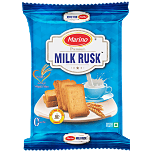 Buy Marino Premium Milk Rusk - Healthy, Crunchy, Rich In Fibre, Tea ...