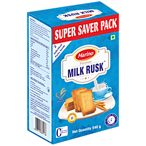 Buy Marino Premium Milk Rusk - Healthy, Crunchy, Rich In Fibre, Tea ...