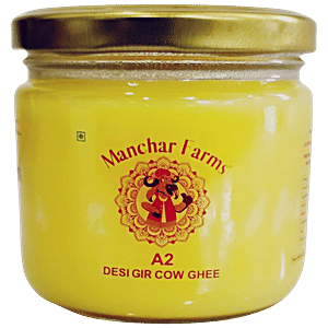 Buy Manchar Farms A2 Desi Gir Cow Ghee - Rich In Antioxidants, Boosts ...