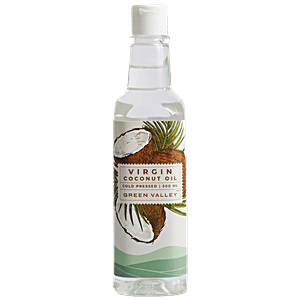 Buy Green valley 100% Pure Cold Pressed Virgin Coconut Oil - Natural ...