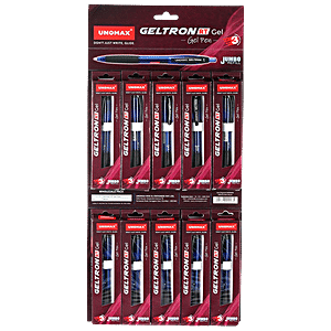 Buy Unomax Geltron Gel Pen - Waterproof Ink, For Smooth Writing, 0.7 mm ...