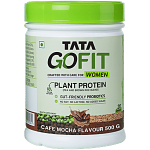 Buy Tata GoFit Plant Protein Powder - Rich Chocolate Flavour For Women ...