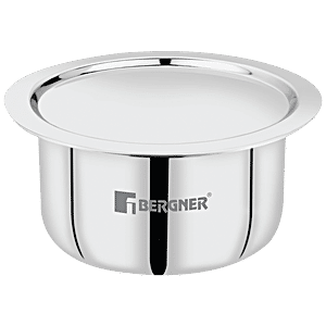 Buy Bergner Eternity Stainless Steel Tope With Lid - Induction Base ...