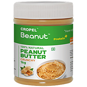 Buy Beanut 100% Natural Peanut Butter - Crunchy, Rich In Protein ...