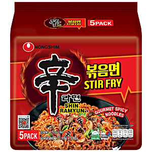 Buy NONGSHIM Shin Ramyun Stir Fry Noodles - Gourmet Spicy Online at ...