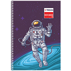 Buy Trison Students Spiral Notebook - 6 Subject Separator, A4 Size, 400 ...