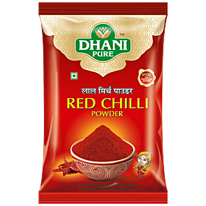 Buy DHANI PURE Red Chilli Powder - 100% Natural, No Artificial Colours ...