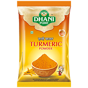Buy Dhani Pure Turmeric/Haldi Powder - 100% Natural, No Artificial ...