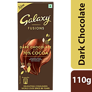 Buy Galaxy Fusions Dark Chocolate Bar With 70% Cocoa Online at Best ...