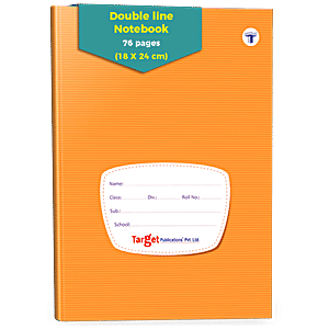 Buy Target Publications Notebook - Ruled, Double Line, Brown Cover With ...