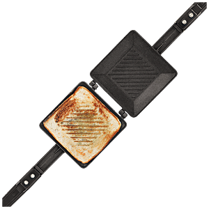 Buy Magnus Aluminium Toaster - Non Stick Coated, 15 cm, with Lid ...